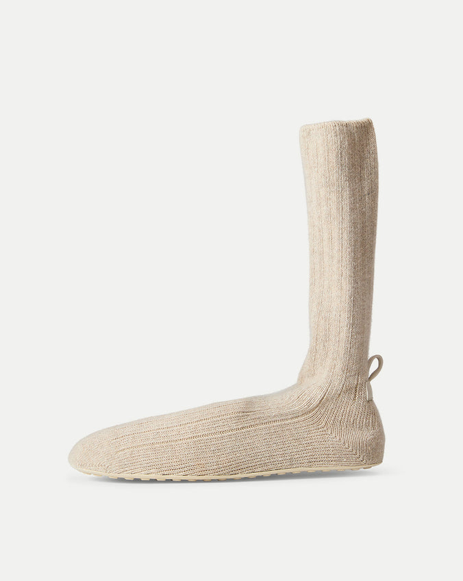 Flexible Knit Shoe in Oatmeal | Veronica Beard