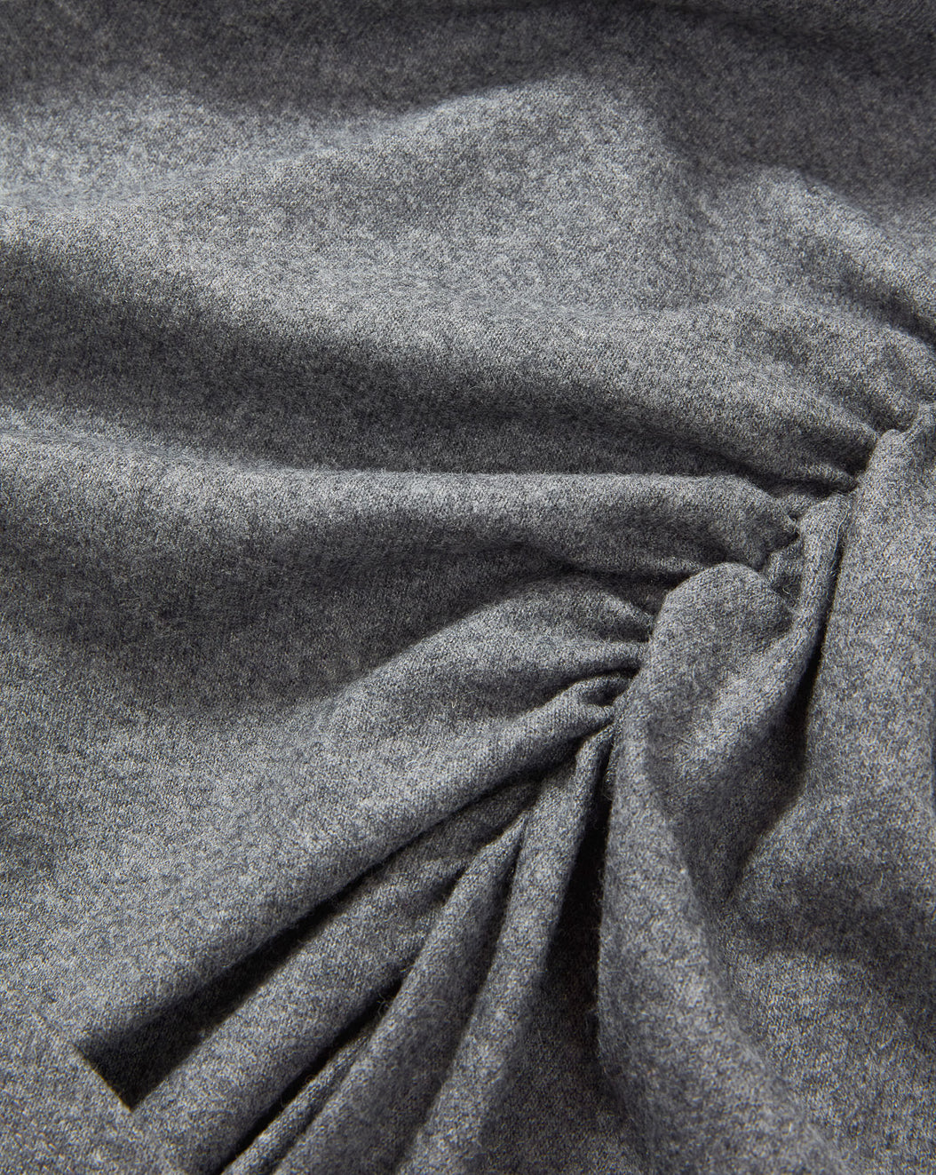 Theodora Wool Midi Dress in Medium Heather Grey | Veronica Beard