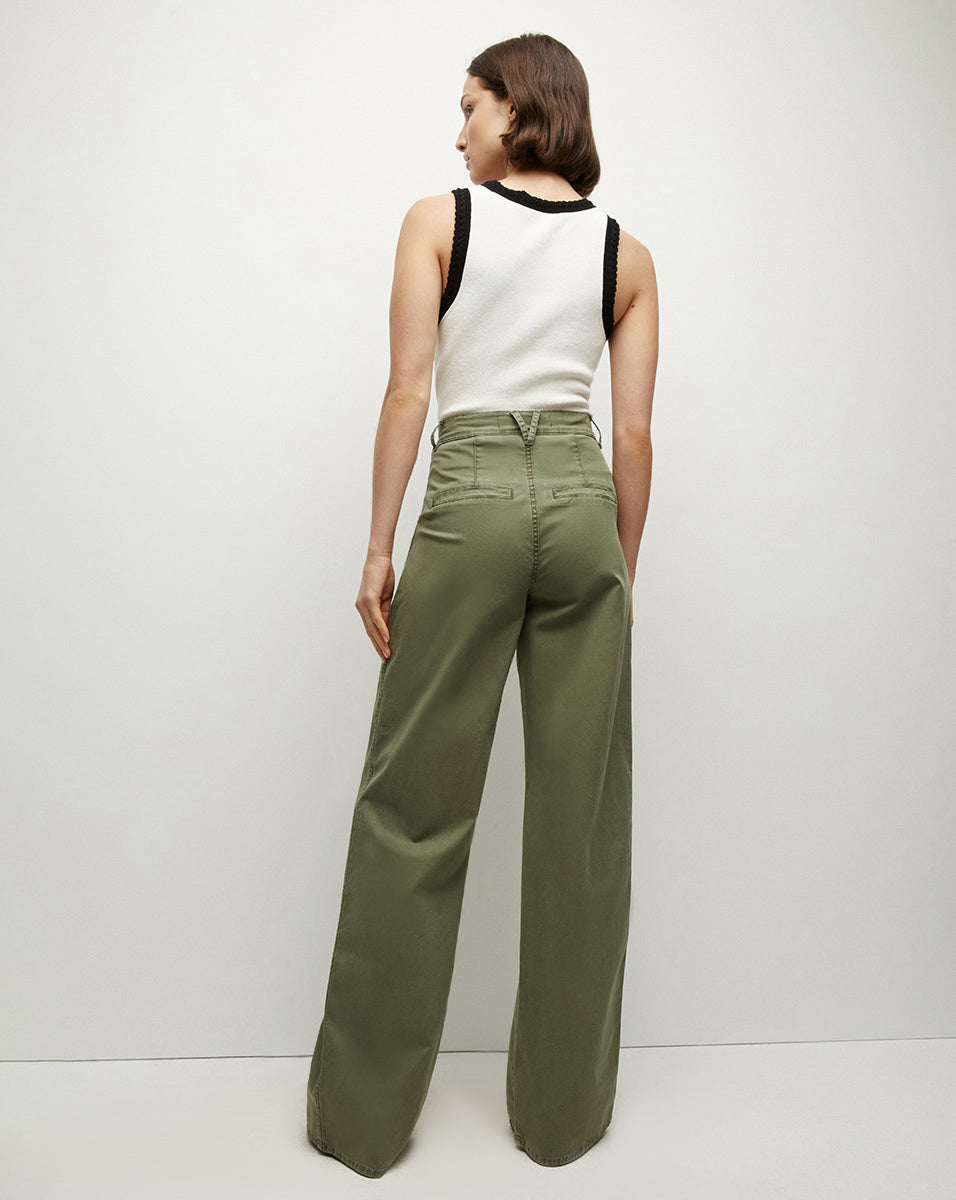 Mia Wide-Leg Pleated Pant | Veronica Beard