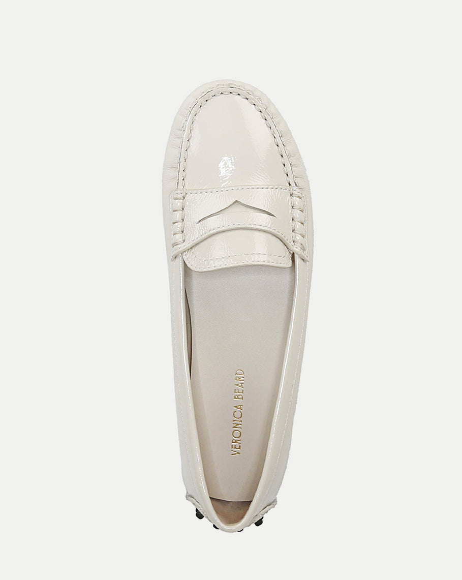 Jia Driving Loafer in Ivory | Veronica Beard