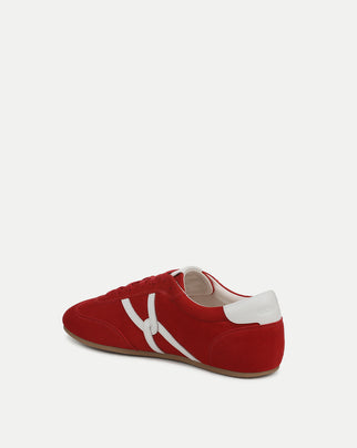 Riviera Sneaker in Poppy/Coconut | Veronica Beard