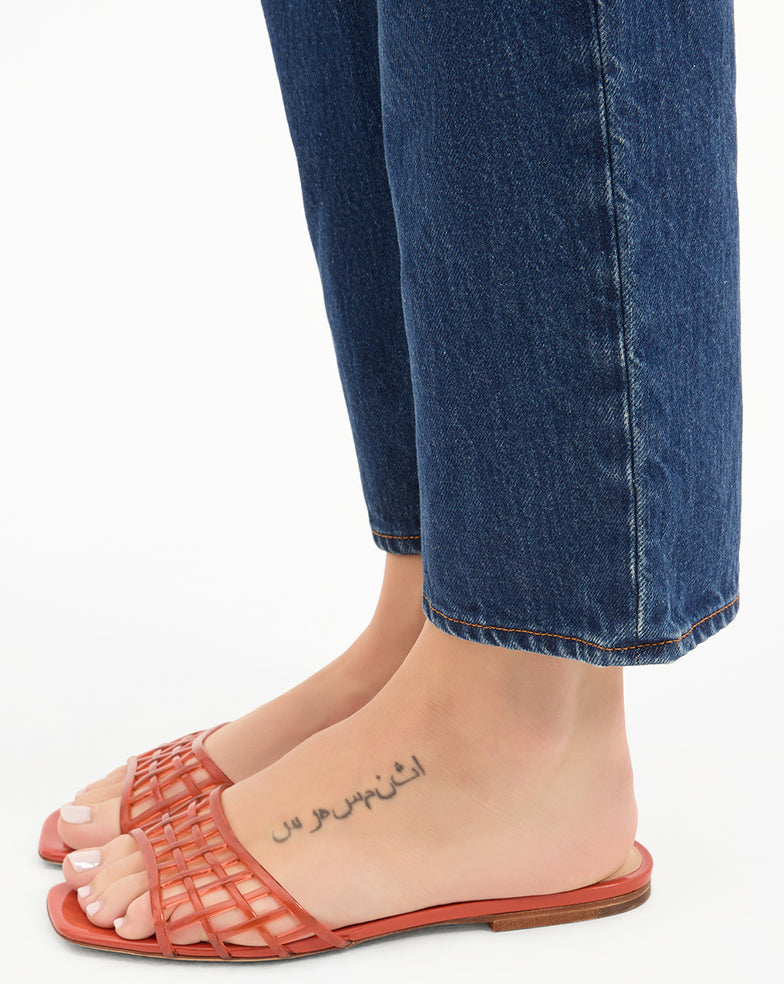 Maris Jelly Sandal in Persimmon | Veronica Beard