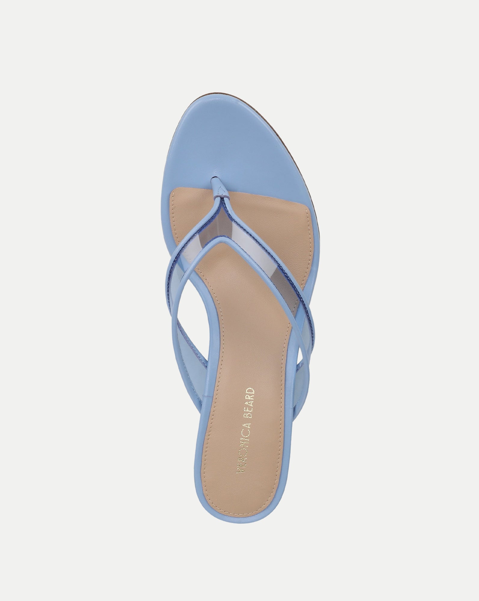 Clea Jelly Wedge Sandal in Blue Jay | Veronica Beard